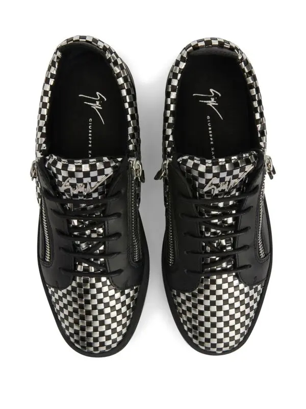 GIUSEPPE ZANOTTI Frankie Double-zip Low-top Sneakers