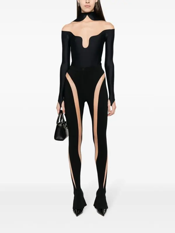MUGLER Illusion Panelled Trousers