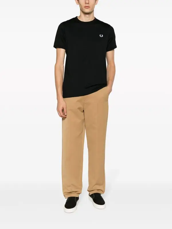 Fred Perry Ringer Short-sleeve T-shirt - Black