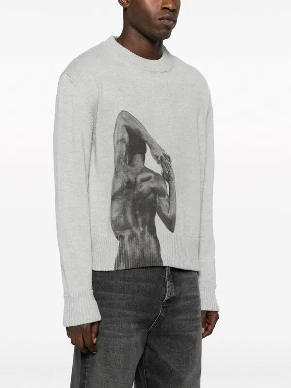 HONEY FUCKING DIJON Intarsia-knit Wool-blend Jumper
