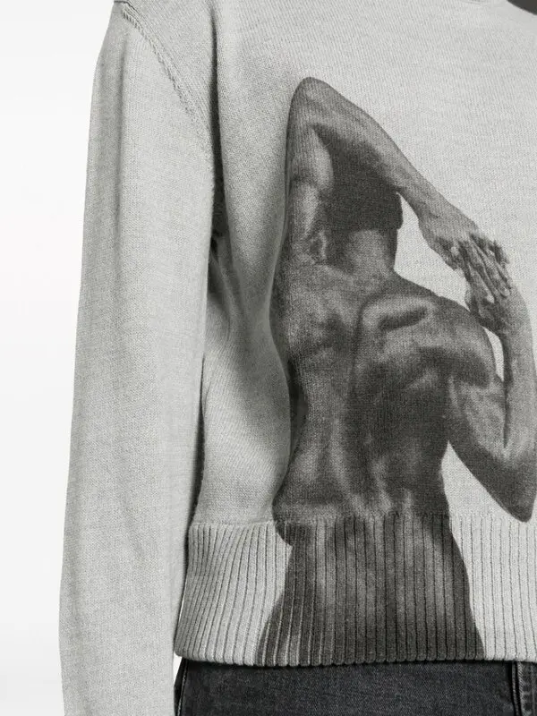 HONEY FUCKING DIJON Intarsia-knit Wool-blend Jumper