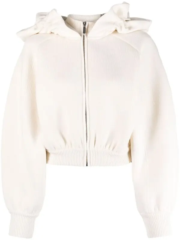 Jacquemus La Maille Crinoline Hoodie - Neutrals