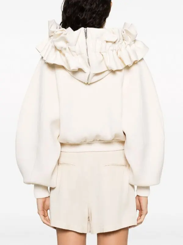 Jacquemus La Maille Crinoline Hoodie - Neutrals