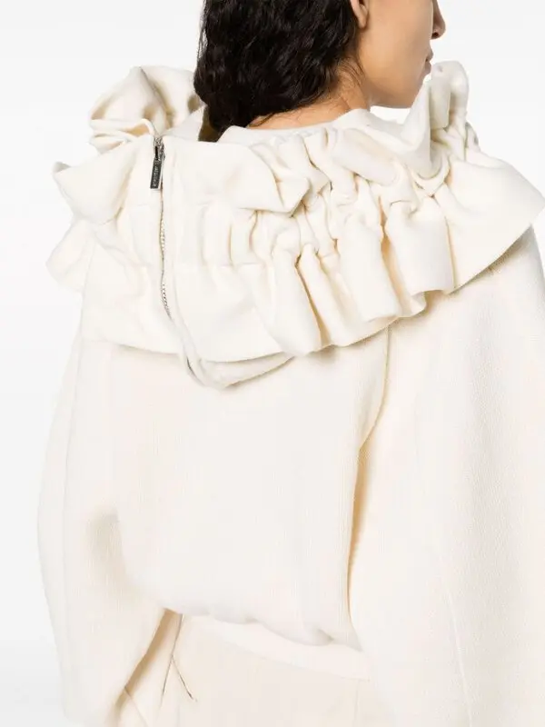Jacquemus La Maille Crinoline Hoodie - Neutrals
