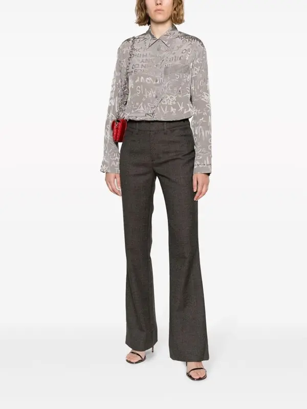 Zadig&Voltaire Tailored Flared Wool Trousers