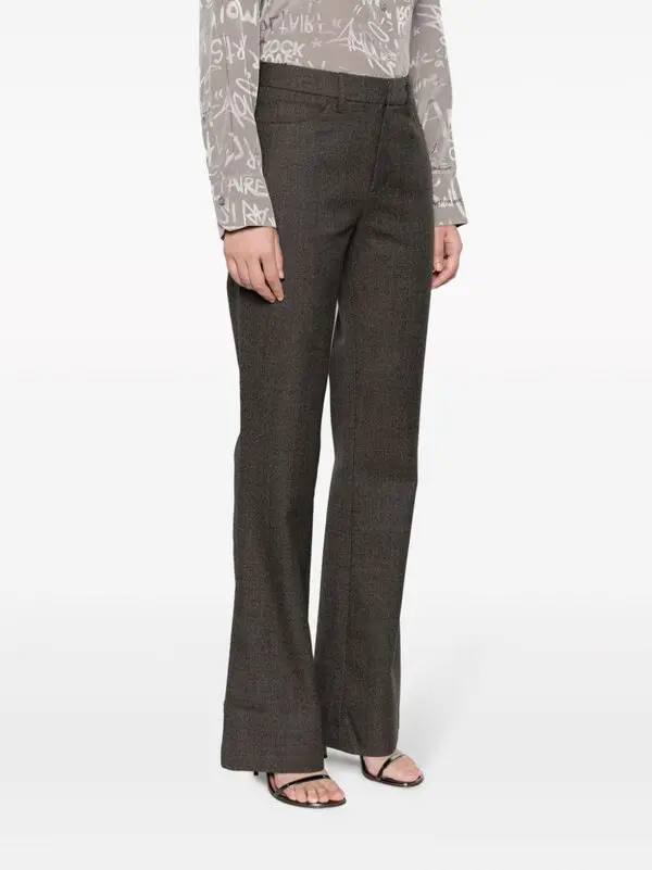 Zadig&Voltaire Tailored Flared Wool Trousers