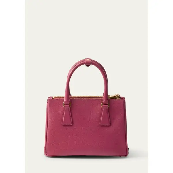 Prada Galleria Small Saffiano Top-handle Bag - Crimson