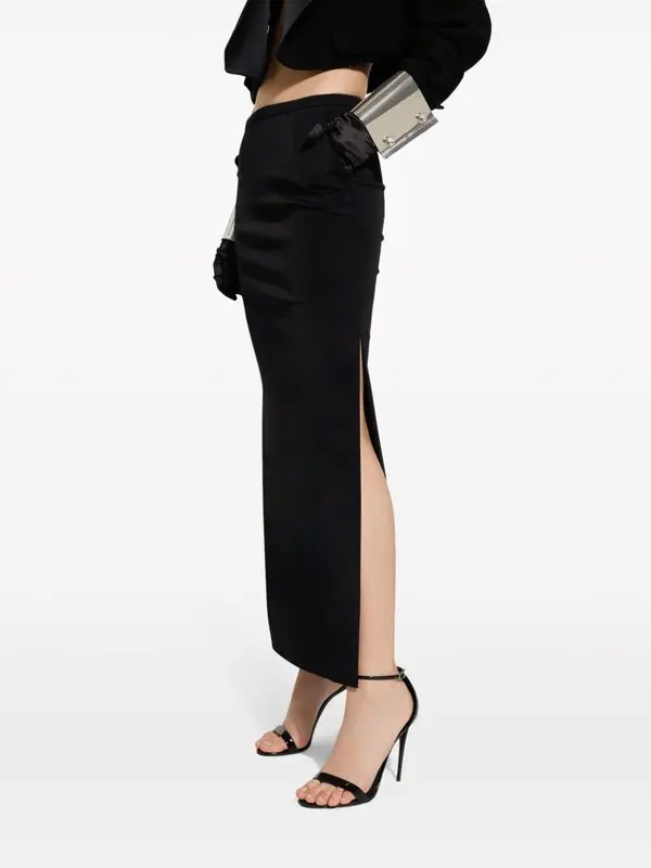 Dolce & Gabbana Maxi High-slitted Cady Skirt
