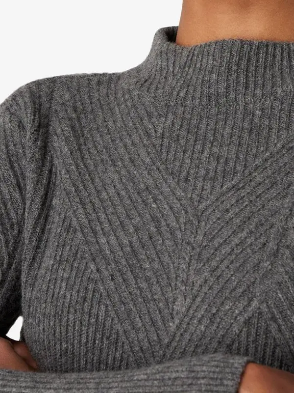 Emporio Armani Ribbed Knit Wool-blend Jumper