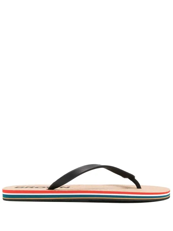 Orlebar Brown Haston Flip Flops - Black