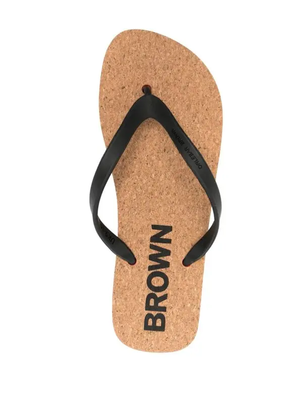 Orlebar Brown Haston Flip Flops - Black