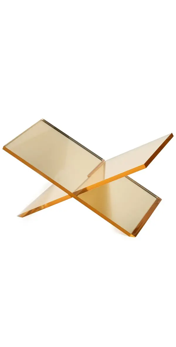 TIZO DESIGN Lucite Book Stand - Gold
