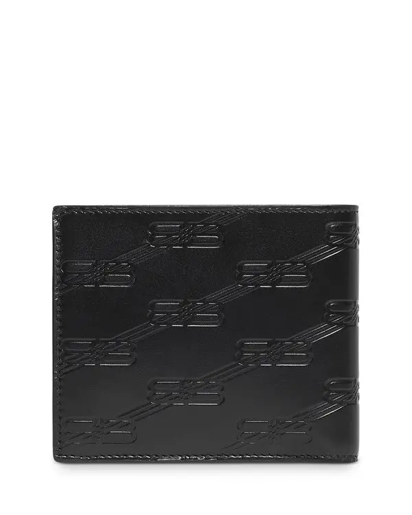 Balenciaga Embossed Monogram Square Folded Wallet Box