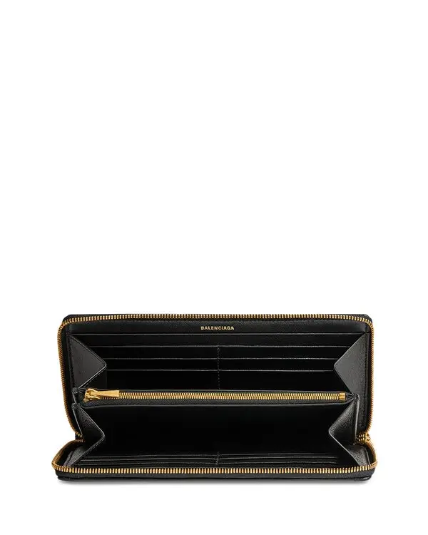 Balenciaga Crush Continental Wallet Quilted