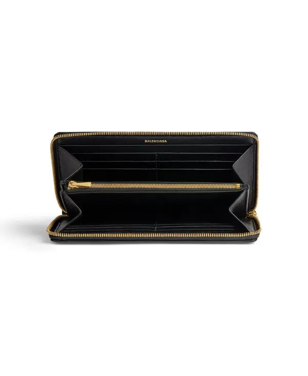 Balenciaga Crush Continental Wallet Quilted
