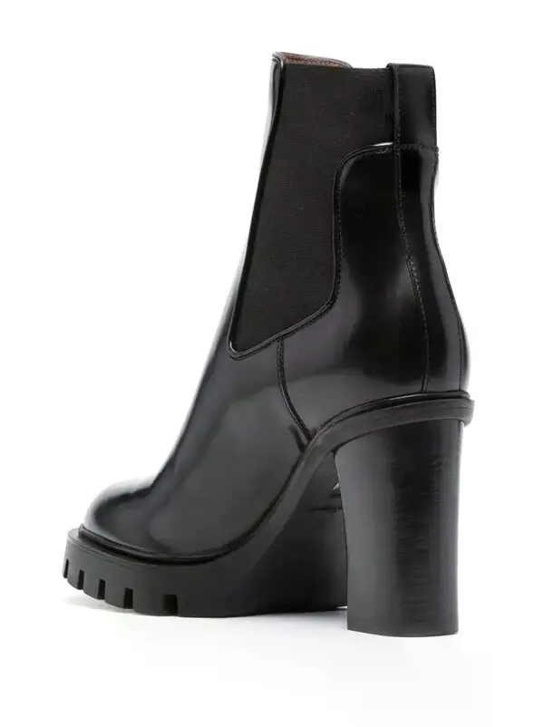 Santoni 95mm Leather Chelsea Boots