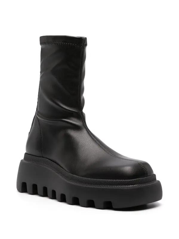 VIC MATIE Saudi Embossed-logo Ankle Boots