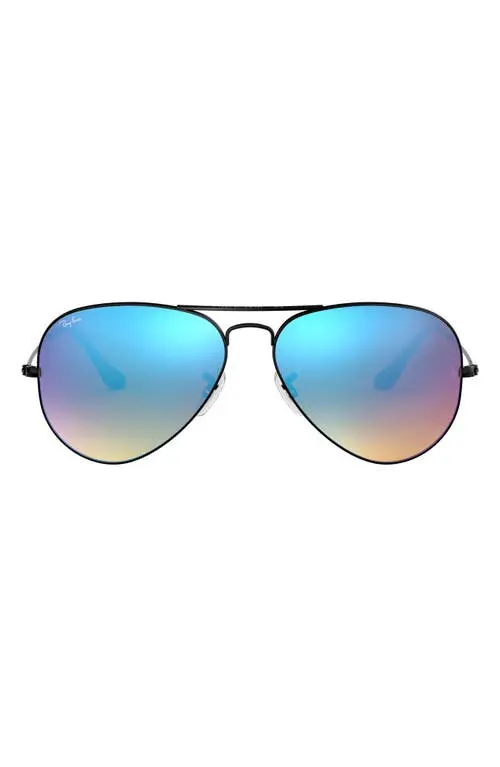 Ray-ban 55mm Phantos Sunglasses - Black Blue
