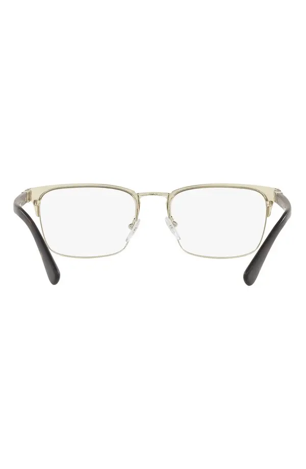 Prada Heritage Square Optical Glasses - Matte Pale Gold