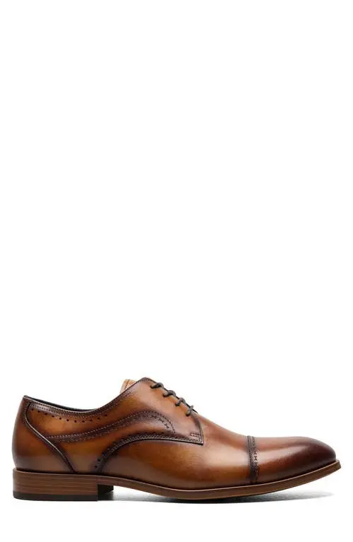 STACY ADAMS Bryant Cap-toe Oxford - Tan