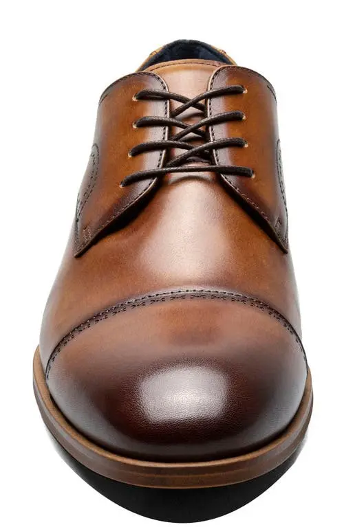 STACY ADAMS Bryant Cap-toe Oxford - Tan