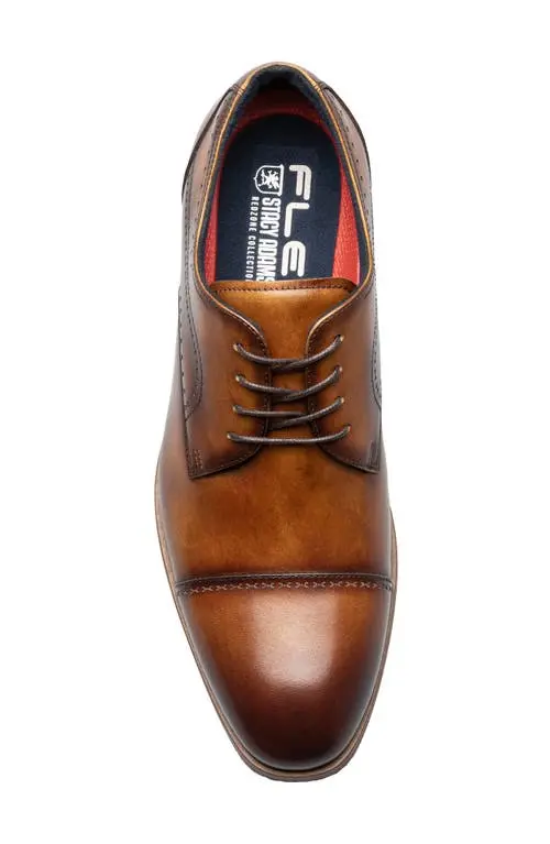STACY ADAMS Bryant Cap-toe Oxford - Tan