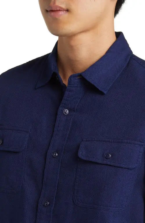 SCHOTT Two-pocket Flannel Button-up Shirt