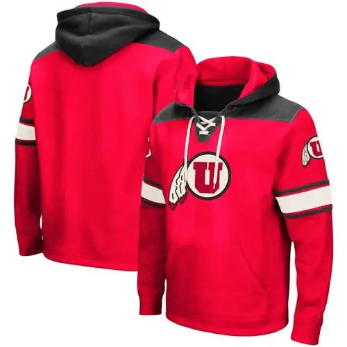 COLOSSEUM Utah Utes 2.0 Lace-up Pullover Hoodie