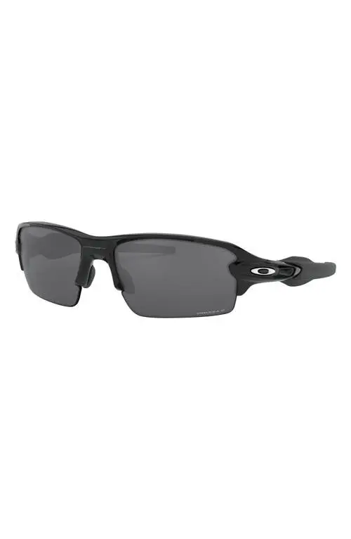 Oakley 61mm Prizm™ Polarized Rectangular Sunglasses - Black