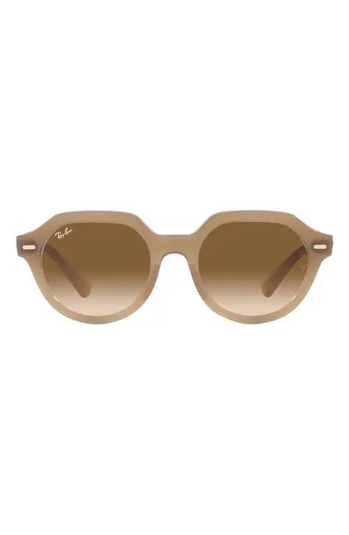 Ray-ban Gina Gradient Square Sunglasses - Brown Gradient