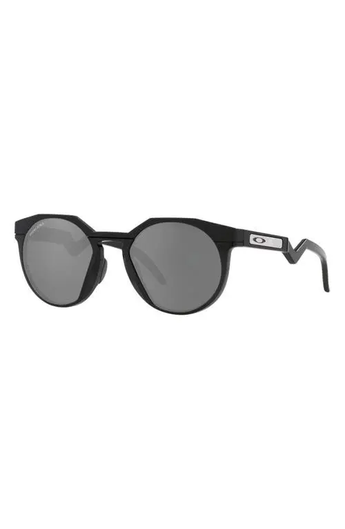 Oakley Hstn 52mm Round Sunglasses - Matte Black