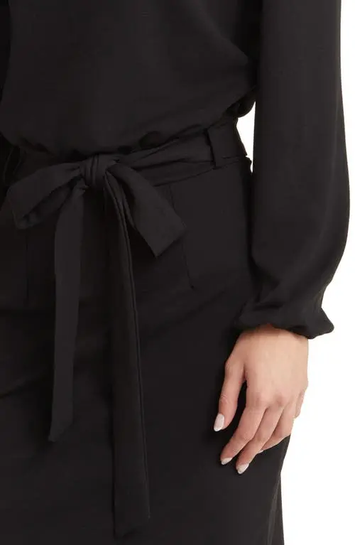 NIKKI LUND Kate Long Sleeve Knit Dress