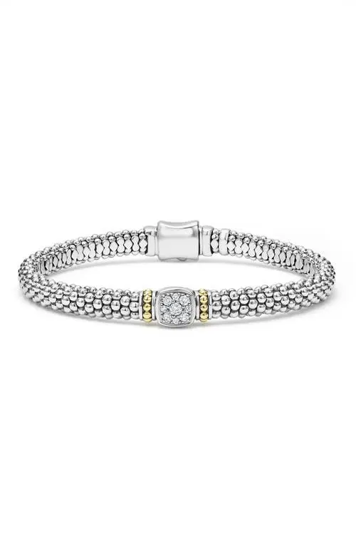 Lagos Rittenhouse Pavé Diamond Bracelet - Silver