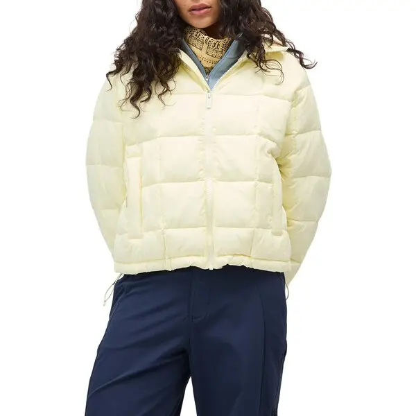 HALFDAYS Nellie Packable Puffer Jacket - Chardonnay