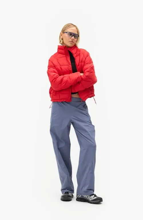 HALFDAYS Nellie Packable Puffer Jacket - Rouge