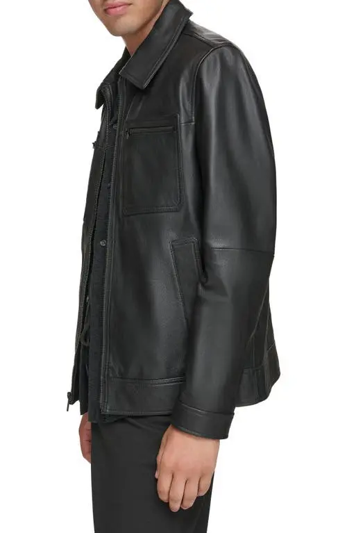 Andrew Marc Clayton Leather Jacket