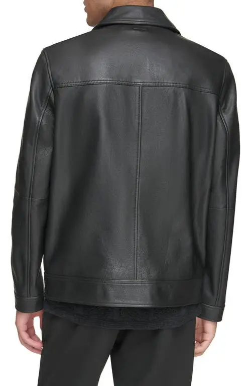 Andrew Marc Clayton Leather Jacket