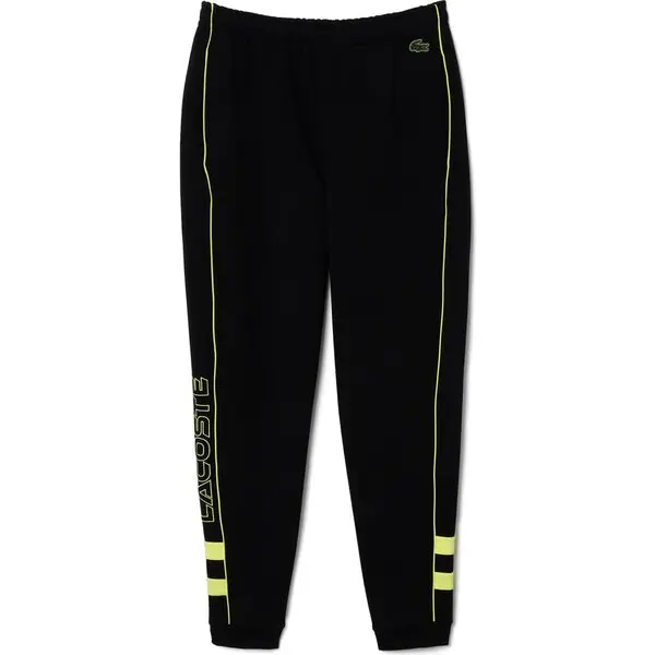 Lacoste Knit Track Pants - Noir/limeira