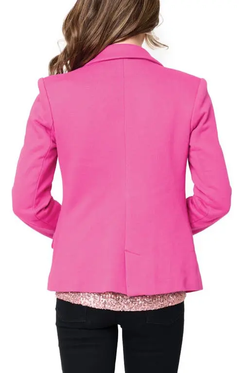 GIBSONLOOK Double Breasted Blazer - Neon Berry