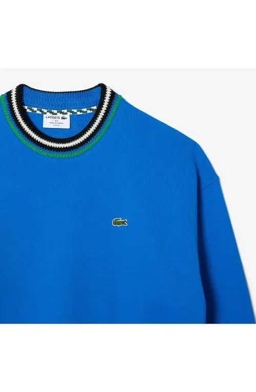 Lacoste Loose Fit Crewneck Sweatshirt