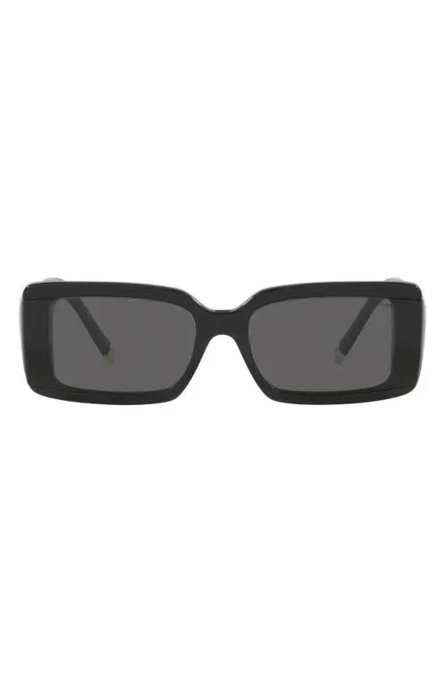 Tiffany & Co. 62mm Oversized Rectangle Sunglasses - Black