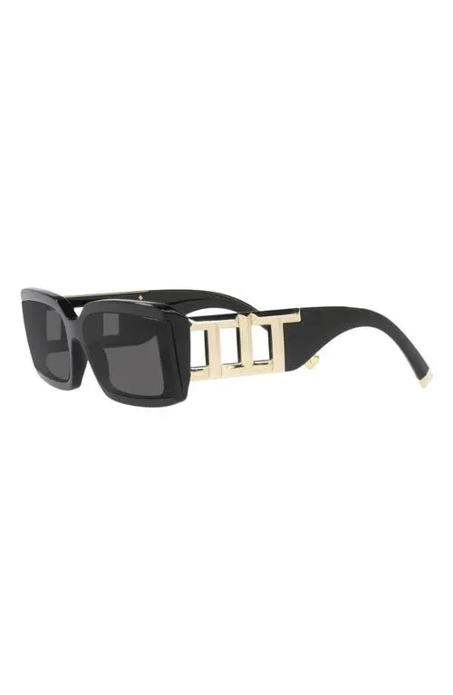 Tiffany & Co. 62mm Oversized Rectangle Sunglasses - Black
