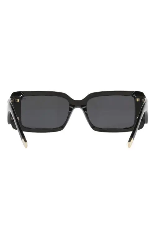 Tiffany & Co. 62mm Oversized Rectangle Sunglasses - Black