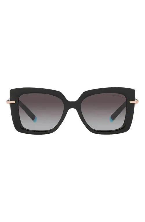 Tiffany & Co. 53mm Butterfly Sunglasses - Black
