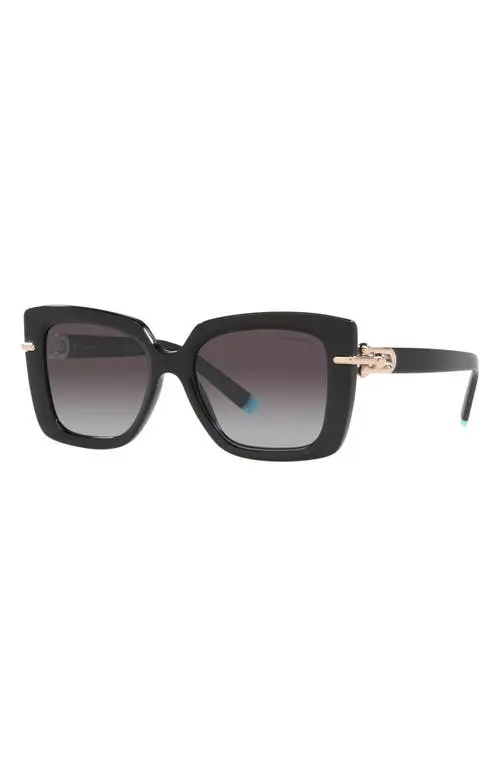Tiffany & Co. 53mm Butterfly Sunglasses - Black
