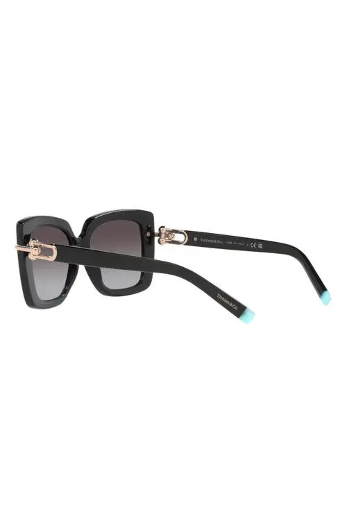 Tiffany & Co. 53mm Butterfly Sunglasses - Black