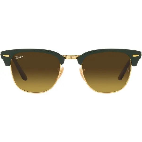 Ray-ban Clubmaster 51mm Square Sunglasses - Green