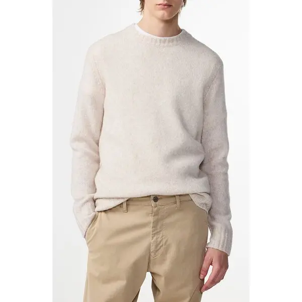 Nn07 Lee 6598 Wool Blend Crewneck Sweater - Ivory