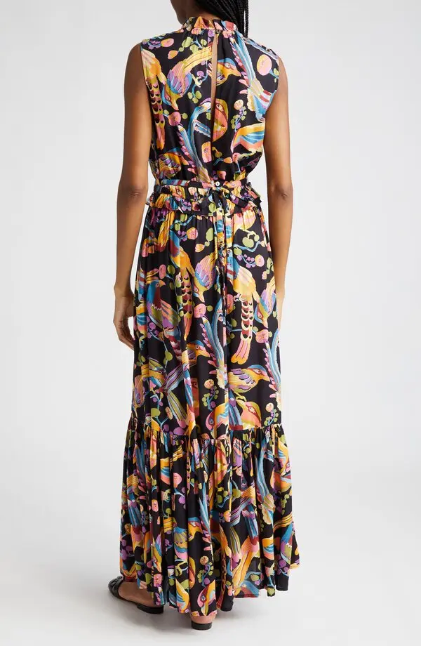 Banjanan Emma Mock Neck Maxi Dress