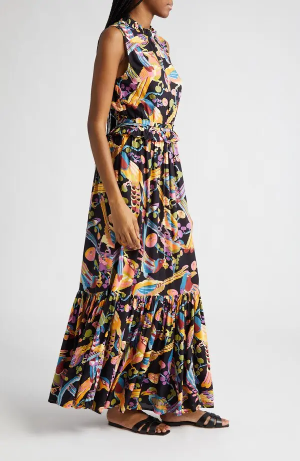 Banjanan Emma Mock Neck Maxi Dress
